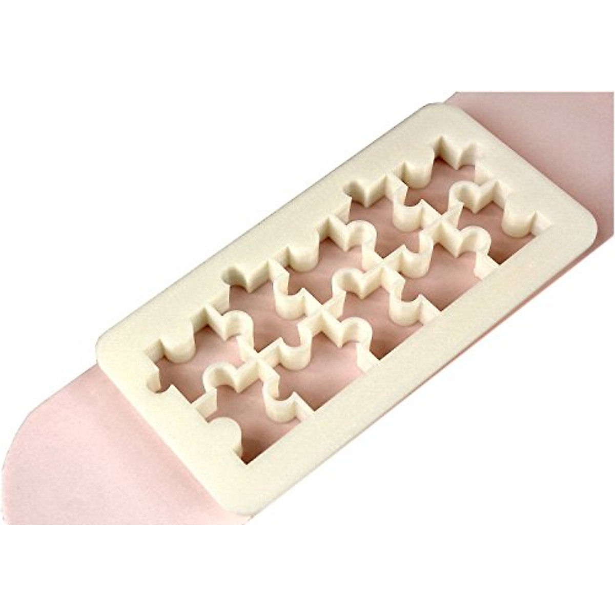 PME Geometric Multicutter for Cake Design-Puzzle, Large, White