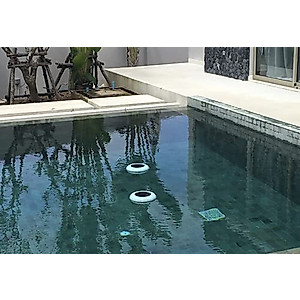 Solar Pool Ionizer for High Capacity Swimming Pool up to 45,000 Gallons - 85% Less Chlorine - 25% More ions - Kill Algae - Longer Lasting Copper Anode - Keep Water Crystal Clear (Blue)