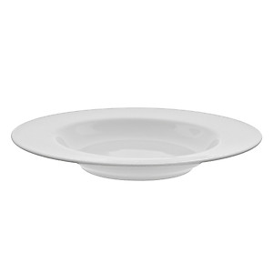 10 Strawberry Street Royal White 12"/ 14 Oz Rim Soup Bowl, Set of 6, White