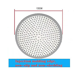 3 Pack Stainless Steel and Silicone Hair Catcher for Bathtub and Kitchen Shower Drains Hair Stopper Durable Silicone Easy to Install and Clean.