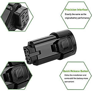 Hanaix 12V 3.0Ah Li-ion Replacement Battery for Ridgid R82007 R82009 R82048 R82049 AC82008 AC82049 130188001 130219001 130446011 for Ridgid 12v Battery