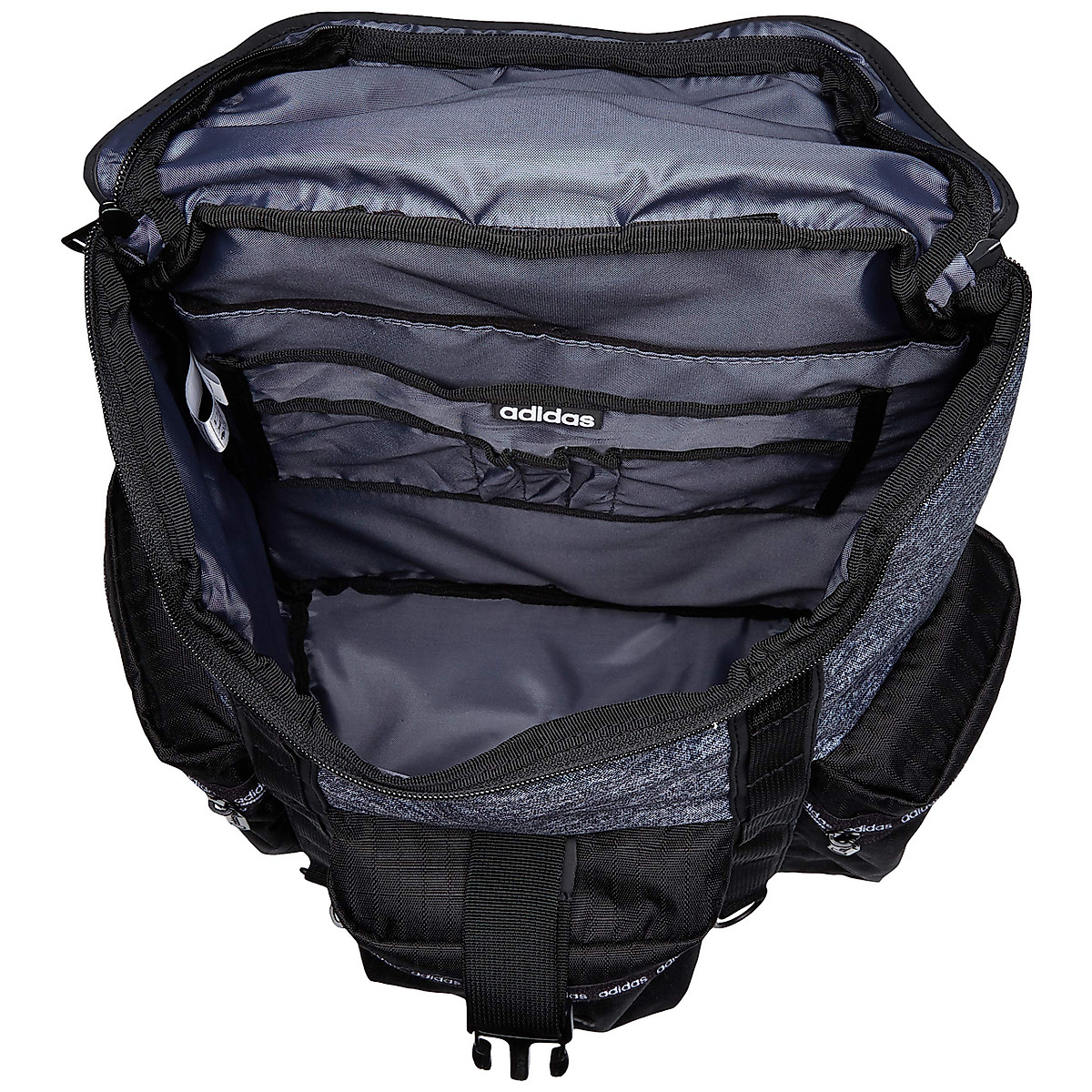 adidas Kantan Backpack, Jersey Onix Grey/Black, One Size