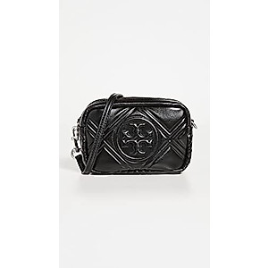 Tory Burch Women's Perry Bombe Puffy Mini Bag, Black, One Size