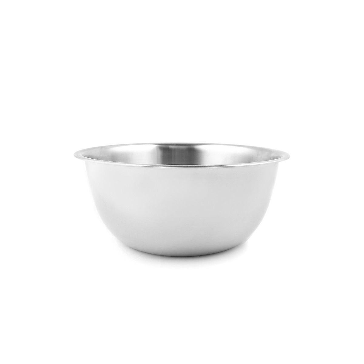 Fox Run Large Stainless Steel Mixing Bowl, 6.25-Quart, 11.75 x 5.5 inches, Metallic