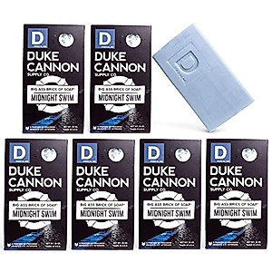 Duke Cannon Supply Co. Big Brick of Men's Soap - Midnight Swim, 10oz (6 Pack)