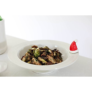 nora fleming Large Stoneware Serving Bowl - Perfect for Fruit, Vegetables, Ramen, Pastas, Salads, and More - Pair with One of Our Hand-Painted Minis - White