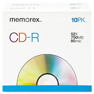 Memorex 700MB 52x CD-R (10 -Pack)