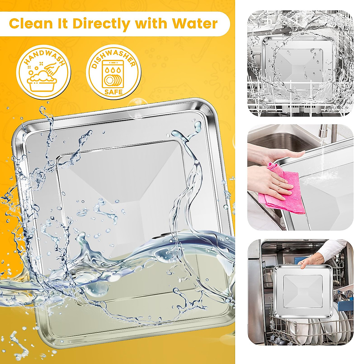 Air Fryer Liner Silicone, 8 Inch Square Reusable Heat Resistant Food Grade Silicone Air fryer Pots Inserts Baskets Bowl Accessories for COSORI Instant Vortex 4 to 10 QT Air Fryer Oven Microwave