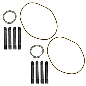 TRQ Front Wheel Hub Bearing Pair Set of 2 LH Left Driver RH Right Passenger Side Replacement Compatible with 2005-2010 Ford F250 F350 Super Duty Truck 4 Wheel Drive 4WD 515081 SP940200