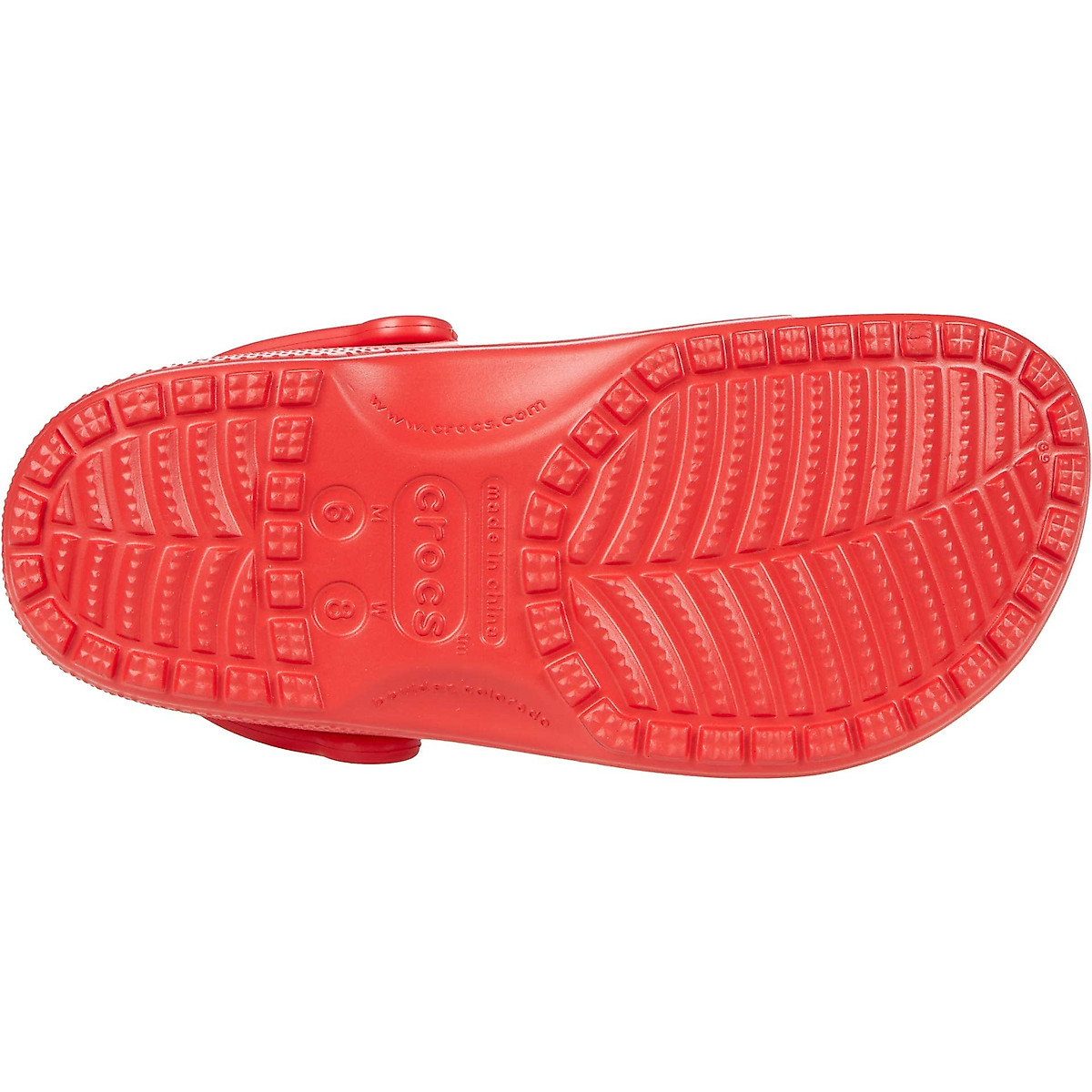 Crocs Unisex-Adult Classic Clogs (Best Sellers), Flame, 10 Women/8 Men