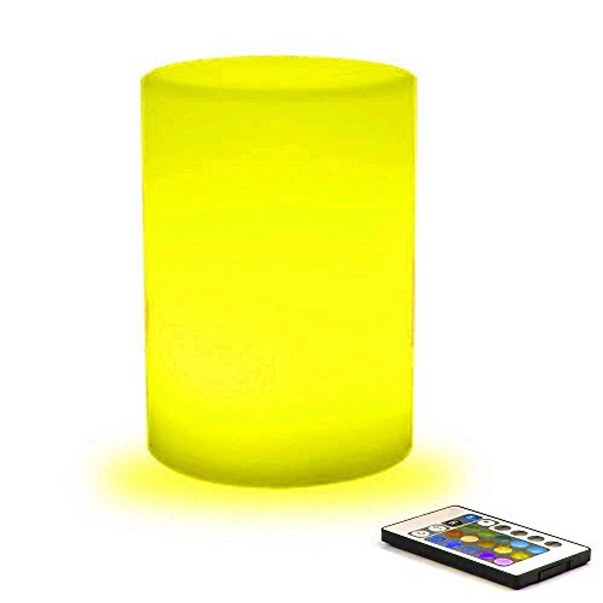 AMZSTAR LED Mood Lights, Cylinder Led Light with Remote Indoor and Outdoor Use 16 Color Changing Dimmable Led Pond Light Mood Light for Garden Party Decoration(Cylinder 10x10x15cm)