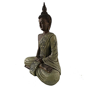Buddha Statues, Resin Zen Buddha Figurines Indoor, Meditating Buddha Statue Decor, Home Decorations, Spiritual Living Room Decor Collectibles, Office Ornament Gift