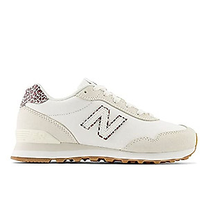 New Balance Women's 515 V3 Sneaker, Sea Salt/Mahogany, 7