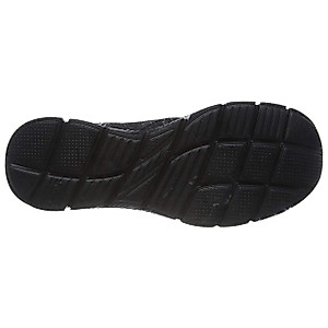 Skechers mens Equalizer Double Play Slip On Loafer, Black, 11.5 Wide US