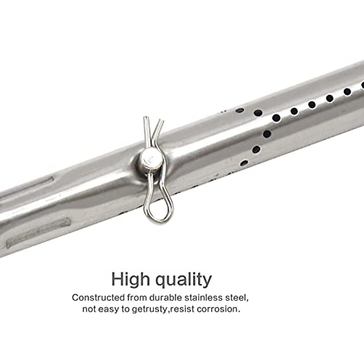 Grill Burner Tube for Charbroil 463347518 463243518 463275517 463373019 463275717, Charbroil Performance 475 Burner Gas Grill Replacement G470-5200-W1 G321-4C00-W1, Stainless Steel, 17 3/4", 4 Pack