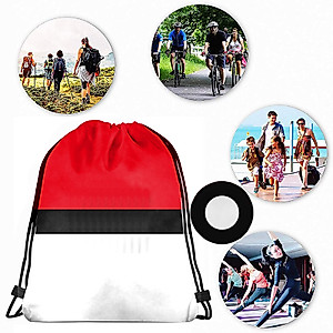 Nuwontun 12 Pieces Video Game Candy Drawstring Bag Drawstring Goodie Favor Bags for Kids Cartoon Birthday Party Decorations(10.6 x 13.7 Inch)