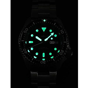 TACTICAL FROG Heimdallr SKX007 Dive Watches for Men, NH36A Movement C3 Luminous Mens Automatic Watches, 200 Meter Water Resistant, Multi-Color