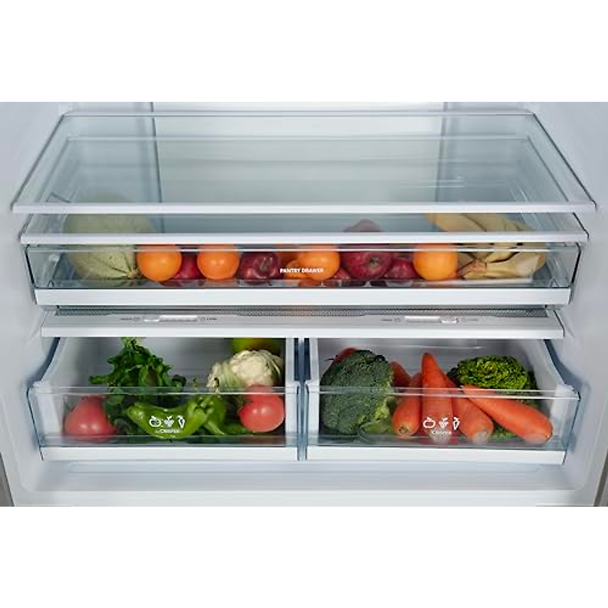 Kenmore 46-75515 Counter-Depth French Door Refrigerator/Freezer with Fingerprint-Resistant Stainless Steel, Ice Maker, Quiet and Energy Efficient Inverter Compressor, 36 Inch