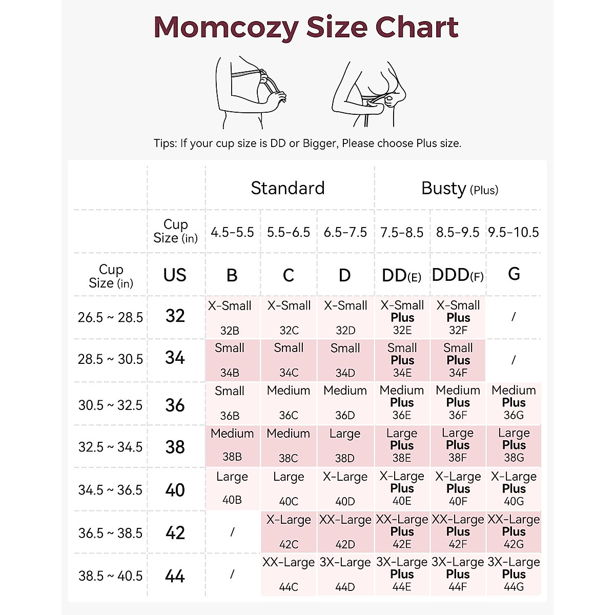 Momcozy Pumping Bra Hands Free, Upgraded Breast Pump Bra with Widened Band, Pumping Nursing Bra in One, Adjustable Straps Bralette