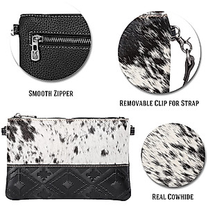 Montana West Wallet Purses for women Crossbody Cellphone Case with Cute Embossed design, Western Wristlet Handbags RLH-024BK