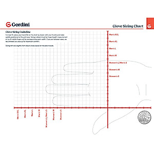 Gordini Men's Standard Gore-Tex Storm Glove, Gunmetal Black, Large