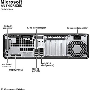 Gaming 800 G3 Computer Desktop PC, Intel Core i7-7700, 32GB RAM, 1TB M.2 SSD (Super Fast Computer), 2TB HDD, GT1030 2GB Graphic KB & M, WiFi, Windows 10 Pro (Renewed)