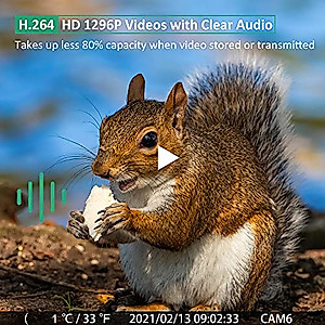 GardePro E6 Trail Camera WiFi 48MP 1296P Game Camera with No Glow Night Vision Motion Activated Waterproof for Wildlife Deer Scouting Hunting or Property Security, Camo