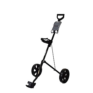 Jef World Of Golf Deluxe Steel Golf Cart, Black