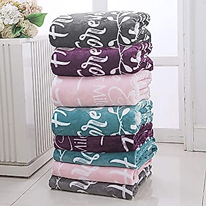 Best Friend Blanket Birthday Gifts - Luxurious Friends Blanket with Loving Messages for Best Friend Birthday Gifts for Women | Snuggly Soft Fleece Blanket, Grey Sherpa