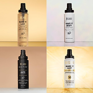 Milani Make It Last Sunscreen - Sunscreen Setting Spray with SPF 30 - Makeup Primer and Setting Spray with SPF30 Sunscreen, Long Lasting Makeup Finishing Spray - 2 Pack