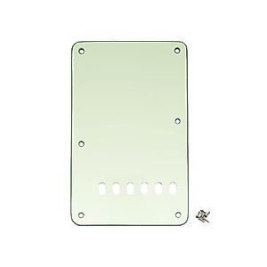 Musiclily Vintage Style Strat Back Plate Tremolo Cover Backplate for Fender USA/Mexican Made Standard Stratocaster Modern Style Electric Guitar,3Ply Mint Green