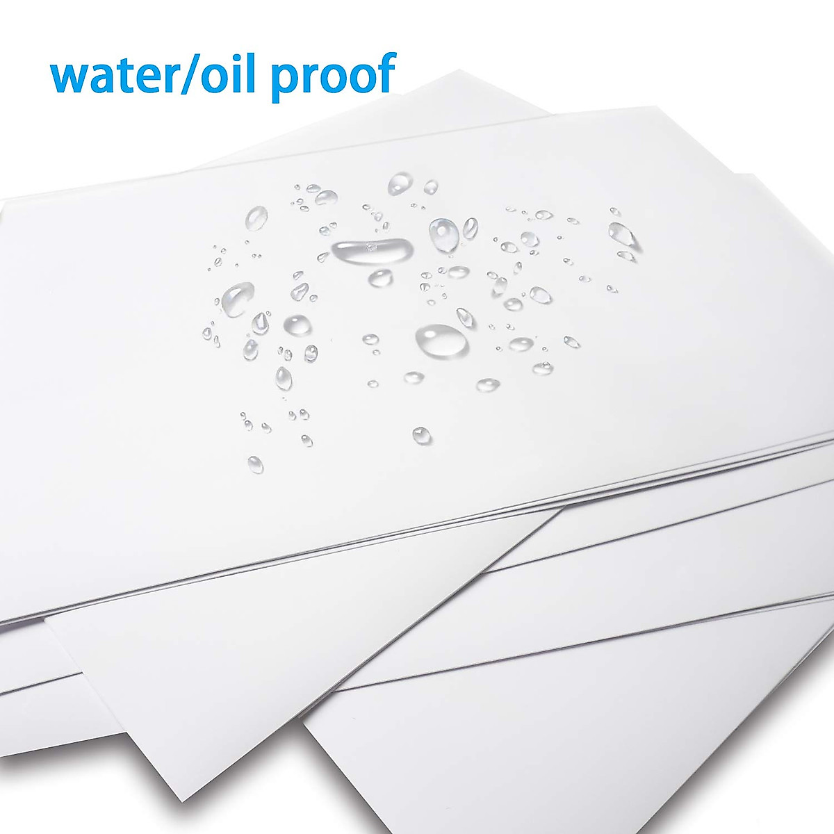 Printable Sticker Paper for Your Inkjet Printer - 8.5 x 11 Inches 20 Sheets Translucent Premium Waterproof Sticker Paper - Dries Quickly and Holds Ink Beautifully