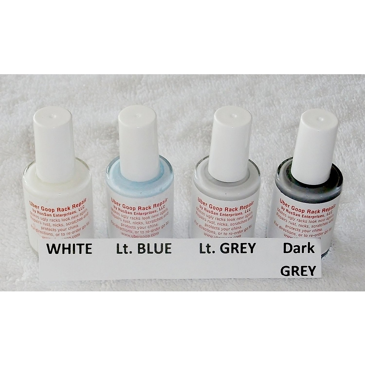 Uber Goop WHITE Dishwasher Rack Paint & Glue (bottle only)