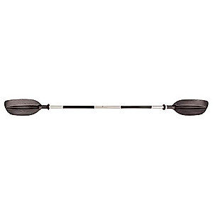 Carlisle Paddle Gear Day Tripper Aluminum 2-Piece Kayak Paddle (Black/Silver, 240 cm)