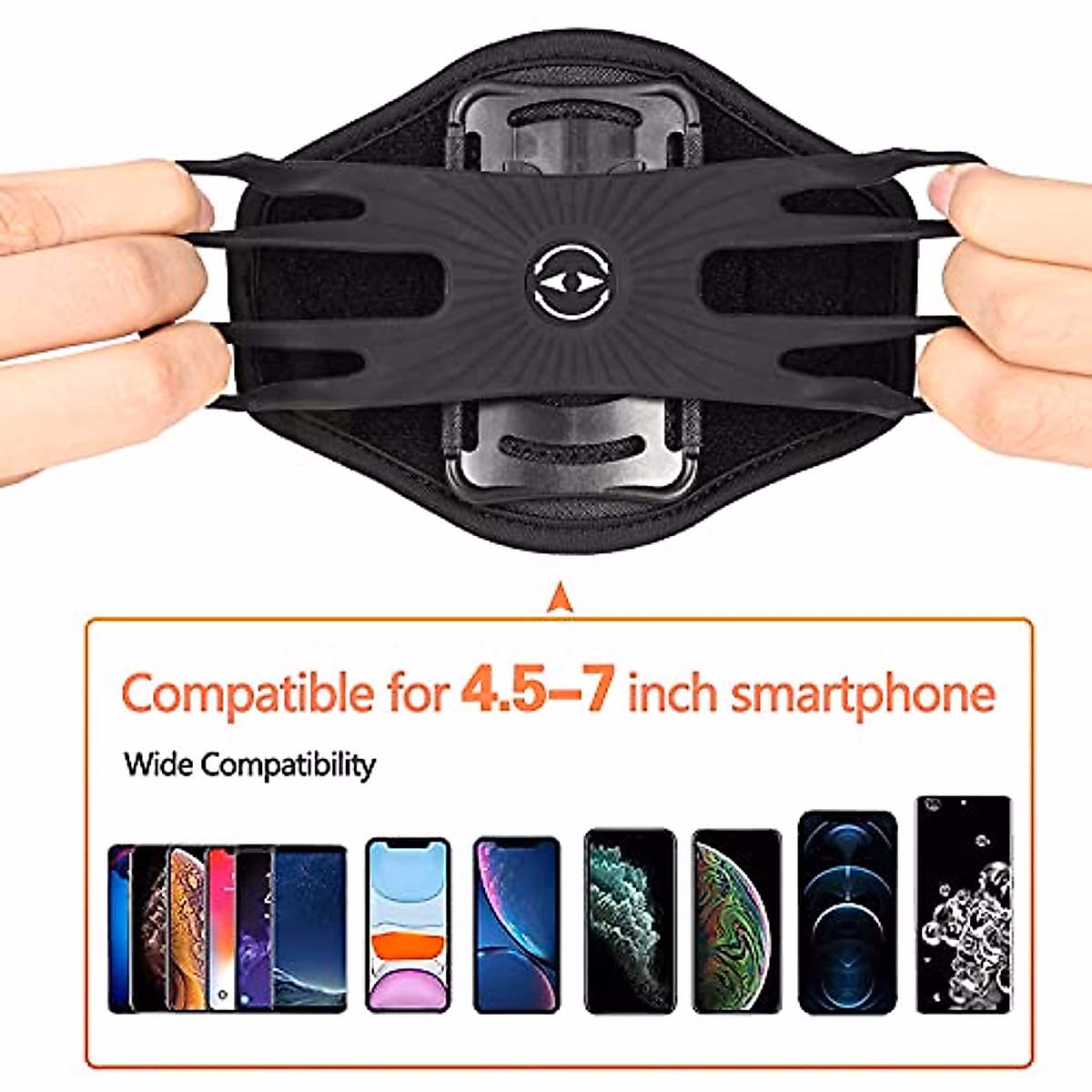 Backpack Strap Clip for Phone, Backpack/Outdoor Bag Strap Mount for Cell Phone,Backpack Phone Holder Fit Travel, Hiking, Camping,Outdoor, Mountaineering