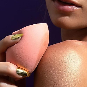 Real Techniques Miracle Face + Body Sponge, XL Makeup Blending Sponge For Whole Body, Ideal For Foundation, Body Makeup, & Self Tanner, Cruelty Free & Vegan, Latex Free, Packaging May Vary, 1 Count