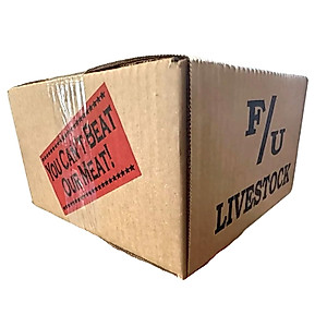 F/U LIVESTOCK BAA Means No (Black/White, Baseball)