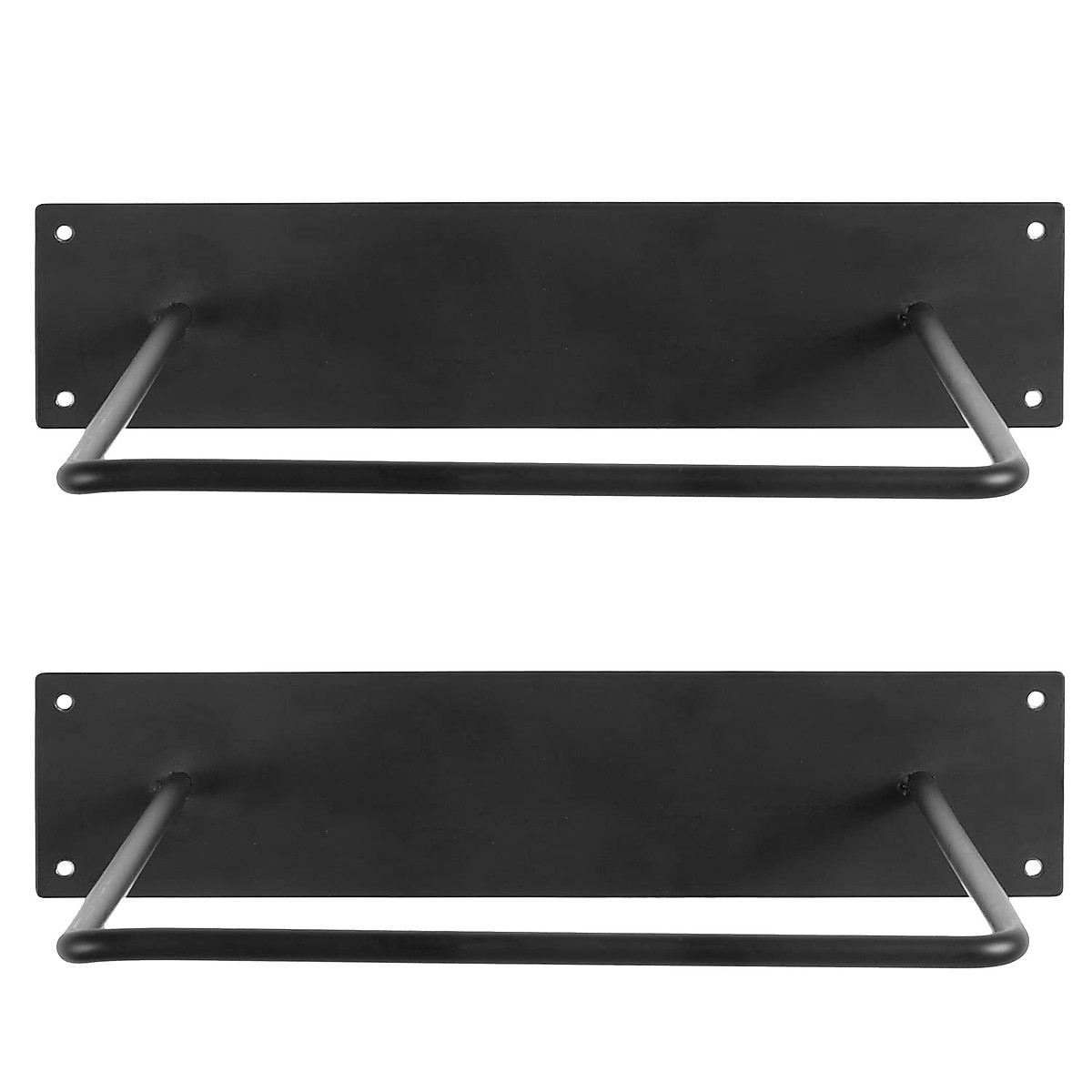 MyGift Black Metal Wire Wall Mounted Large Stability Ball Storage Rack, Yoga Studio Gym Exercise Ball and Equipment Organizer, Set of 2