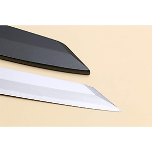 Yoshihiro Hongasumi White Steel Yanagi-Kiritsuke Sushi Sashimi Japanese Knife Rosewood Handle with Nuri Saya Cover (10.5'' (270mm))