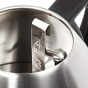 Chantal Electric Kettle, Royale Series, 32 OZ, Stainless Steel BPA-Free, Boil-Dry Guard, Multi-use Spout, (Silver)