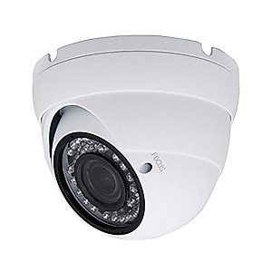 Inwerang 5MP 4MP Dome Super Hybrid Security Camera HD-TVI/CVI/AHD/960H CCTV Surveillance Security Camera 2.8-12mm Varifocal Lens Outdoor/Indoor 98ft IR Waterproof Day&Night Vision Array Dome Cam