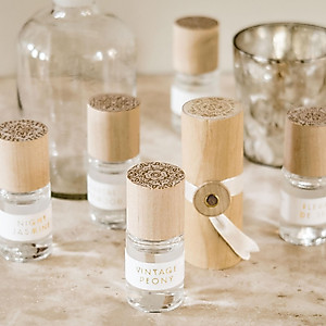 Skeem Print Block Rollerball Perfume - Night Jasmine - Natural Ingredients - Travel Perfume, Mini Perfume Oil (.5 fl oz)