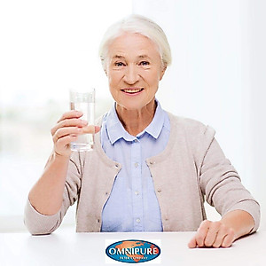 Omnipure Q5633 (Package Of 4) Q-Series Omnipure Granular Carbon Filter GAC T33 2.5" x 12"