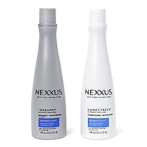 Nexxus Shampoo and Conditioner For Dry Hair Therappe & Humectress Hair Care With Proteinfusion Blend For 24-hour Moisture 13.5oz 2 Count