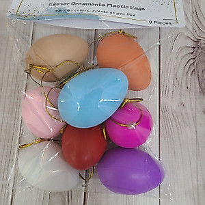 JANDAGTS Holiday ornaments, namely, molded plastic Easter eggs enhance your Easter celebrations