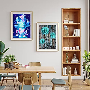 DAICHEL Cross Stitch Kits for Adults - Stamped Crossstitching Kits Preprinted 11 Count Cross-Stitch Kit for Beginner, 11CT Prestamped Easy Pattern Needlepoint Kits Crafts for Decor 11.8x15.7inch