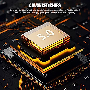 Acogedor Retractable Bluetooth Earphone Business Lavalier Earphone Vibration for Incoming Calls Wireless Handsfree Earpiece for Smartphone