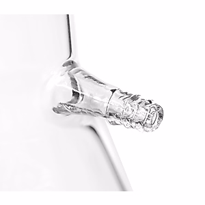 Filtering Flask, 5000ml - Borosilicate Glass - Heavy Walled - Conical Shape, with Integral Side Arm - White Graduations - Eisco Labs