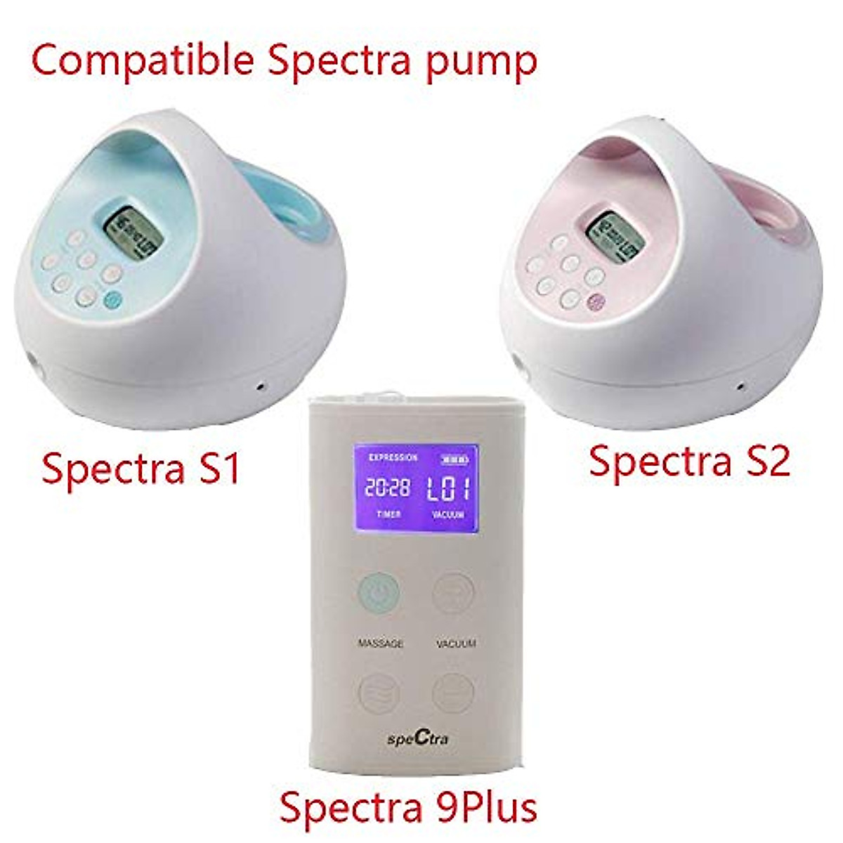 BabyValley New Version Backflow Adapter for Spectra S1, Spectra S2, Spectra 9 Plus Pump to Use with Medela Breastshield Parts; Connects Between Medela Flange and Spectra Backflow Protector (yellow6)