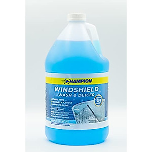 CPDI Champion Windshield Washer Fluid and Deicer for Ice, Frost, and Road Grime, Powerful Streak-Free Shine, All-Weather Year-Round Protection